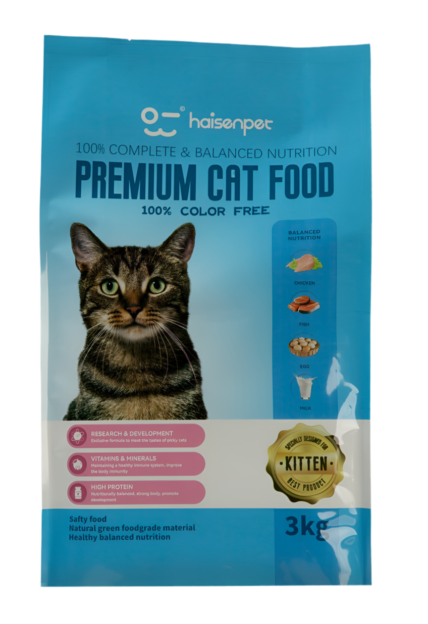 Haisenpet premium kitten dry food 3kg – Sucipetshop